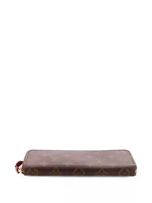 LOUIS VUITTON Clemence Wallet Monogram Canvas Small Wallets