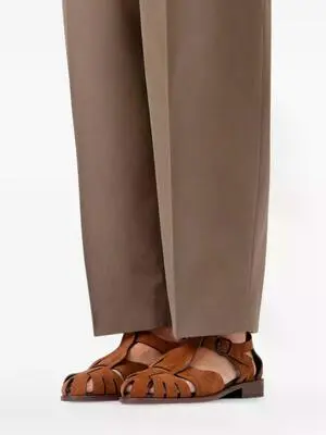Hereu Pesca Suede Fisherman Sandals