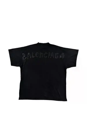 Balenciaga Logo-print Distressed T-shirt