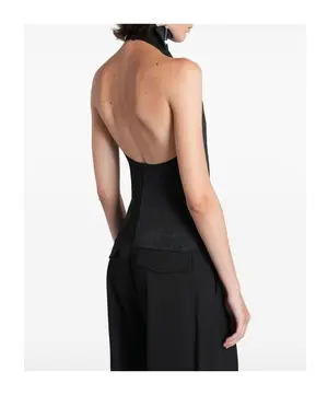 Magda Butrym Open-back Textured Top