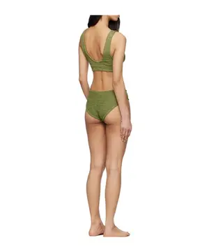 Hunza G Angel Metallic Crinkle Bikini