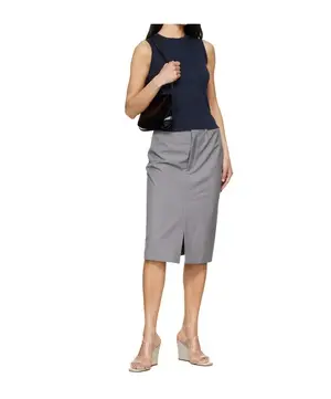 FLORE FLORE Esmé Vest - Navy Blue