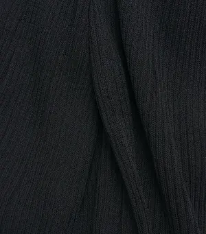 L'Agence Rib-knit Conan Flared Trousers