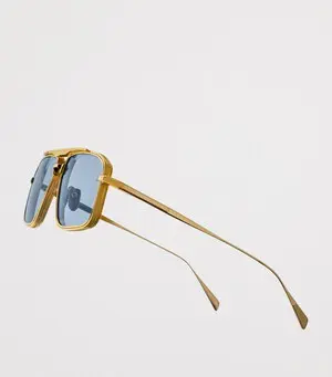 JACQUES MARIE MAGE Metal Earl Sunglasses
