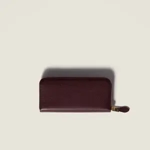 Miu Miu Large Leather Wallet