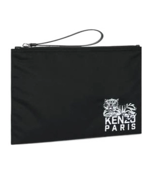 Kenzo Happy Tiger Large Clutch Bag - Black