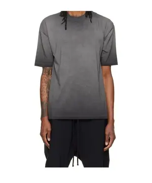 THOM KROM Cold-dye Crew-neck T-shirt