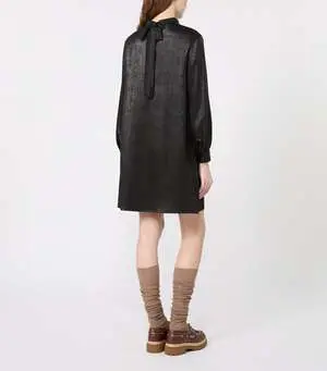 Max Mara High-neck Mini Dress
