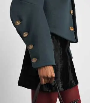 VIVIENNE WESTWOOD Wool-cashmere Rounded Jacket