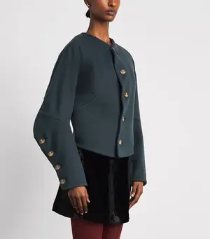 VIVIENNE WESTWOOD Wool-cashmere Rounded Jacket