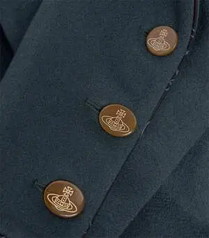 VIVIENNE WESTWOOD Wool-cashmere Rounded Jacket