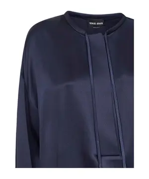 Giorgio Armani Long-sleeved Satin Blouse