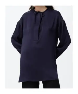 Giorgio Armani Long-sleeved Satin Blouse