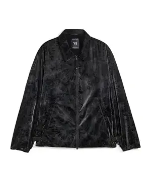 Y3 Marble-print Buckle-detail Jacket