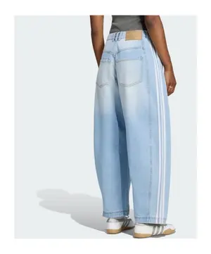 ADIDAS ORIGINALS Wide-leg Stripe Jeans