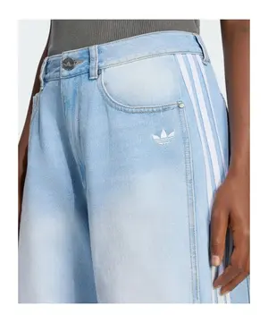 ADIDAS ORIGINALS Wide-leg Stripe Jeans