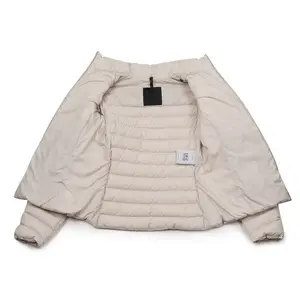 Moncler Grange Diagonal-quilted Short Down Jacket