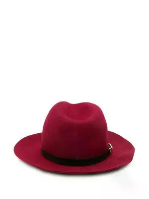 Emporio Armani Knot-detail Fedora Hat
