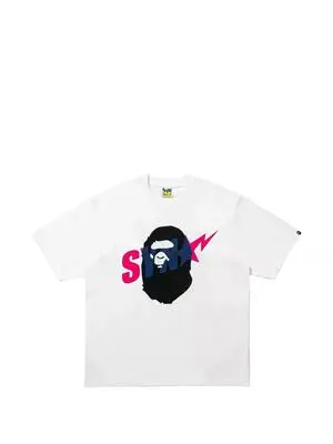 A BATHING APE X Spotify Central Cee Ape Head T-shirt - White