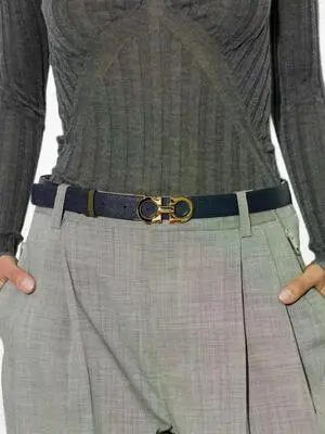 FERRAGAMO Gancini Reversible And Adjustable Belt