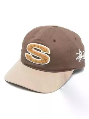 StÜssy Logo-embroidered Cotton Cap - Brown