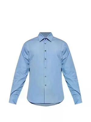 FERRAGAMO Monogram Shirt - Blue