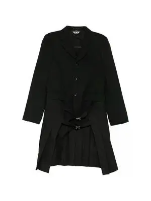 Comme Des Garçons Pleated Skirt Trench Jacket
