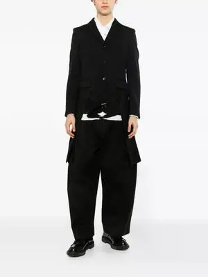 Comme Des Garçons Pleated Skirt Trench Jacket