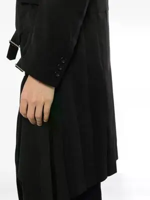 Comme Des Garçons Pleated Skirt Trench Jacket