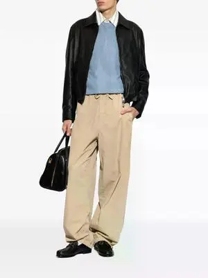 FERRAGAMO Drawstring-waist Trousers