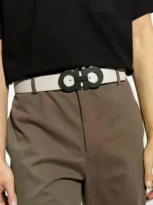 FERRAGAMO Gancini-buckle Double-sided Belt