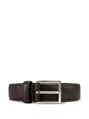 Anderson's Pebbled Leather Belt - Brown