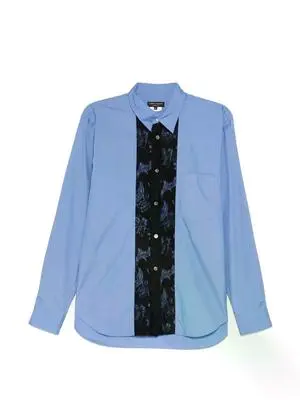 Comme Des Garçons Chest-pocket Shirt - Blue