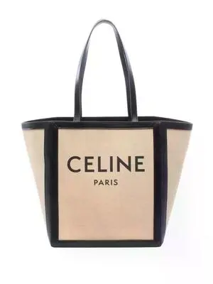 Celine 2015-2026 Large Vertical Square Cabas Tote Bag - Neutrals