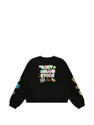 A BATHING APE Baby Milo Graphic-print Sweatshirt - Pink