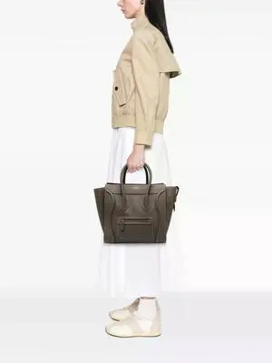 Celine 2017 Mini Grained Calfskin Luggage Tote Bag
