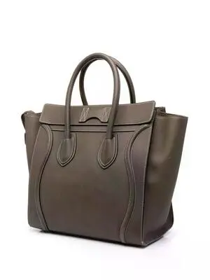 Celine 2017 Mini Grained Calfskin Luggage Tote Bag