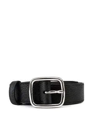 Anderson's Grained Leather Belt - Black