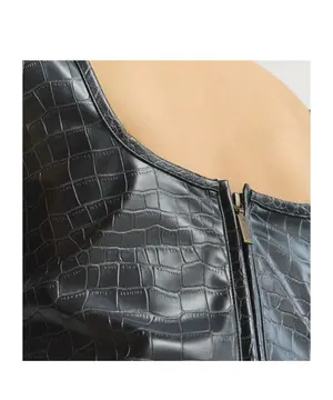 ADIDAS ORIGINALS Pleather Corset Top
