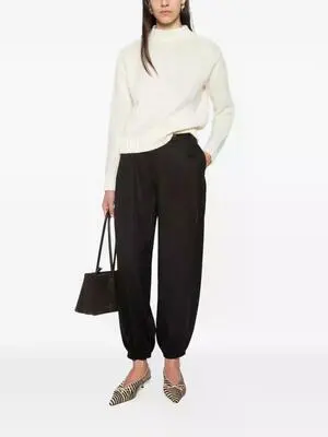 Herno Bouclé Ribbed-trim Sweater
