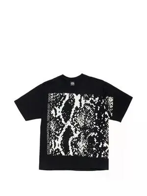 StÜssy Snakeskin Logo-print T-shirt