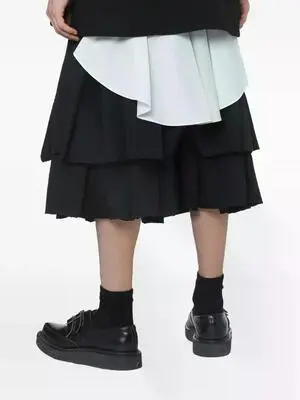 Comme Des Garçons Ruffled Tiered Midi Skirt