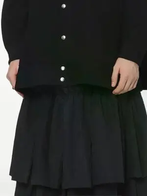 Comme Des Garçons Ruffled Tiered Midi Skirt