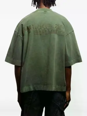 HOUSE OF ERRORS All-seeing Logo-patch T-shirt - Green