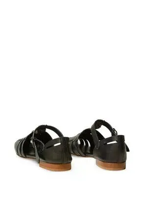 Hereu Vedra Fisherman Sandals - Black