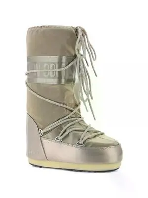 Moon Boot Icon Glance Platinum Satin Boots