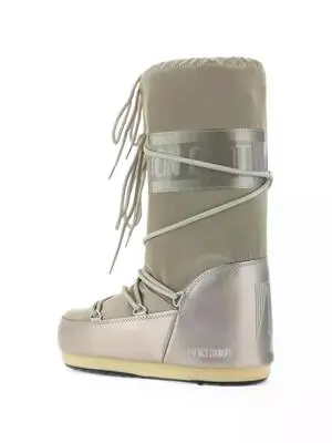 Moon Boot Icon Glance Platinum Satin Boots