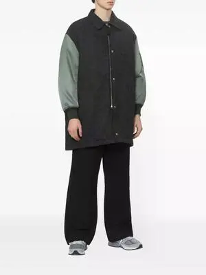 Comme Des Garçons Panelled Zip-up Coat