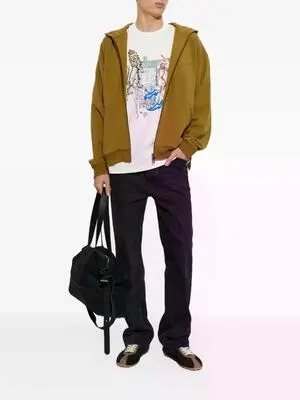 Paul Smith Logo-embroidered Zip-up Hoodie