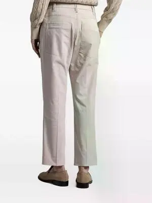 Brunello Cucinelli Front-crease Slim-fit Trousers